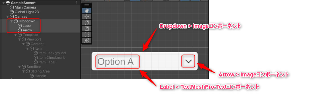 【Unity】Dropdown(TextMeshPro)の見た目をカスタマイズする！ | CatHut Articles